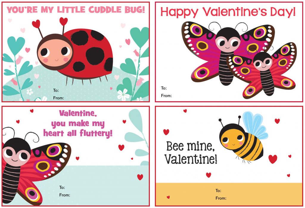 Cuddle Bug Valentine's Day Cards - Silver Dolphin Books