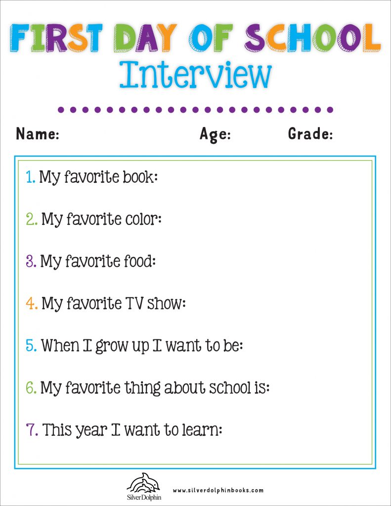 Back-to-School Books + Interview Downloadable - Silver Dolphin Books