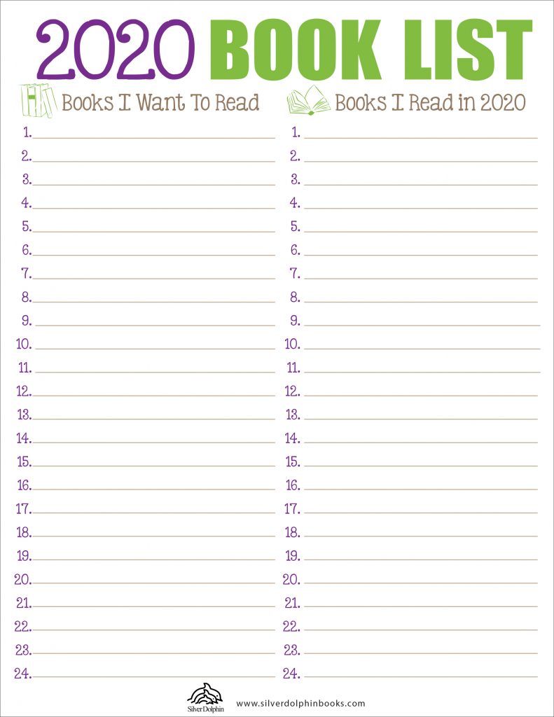 Goal-Setting and Reading Worksheets for Kids - Silver Dolphin Books