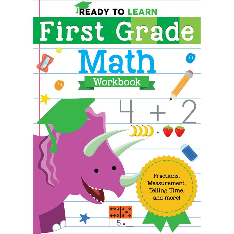 Ready to Learn: First Grade Workbook Activity Pages - Silver Dolphin Books