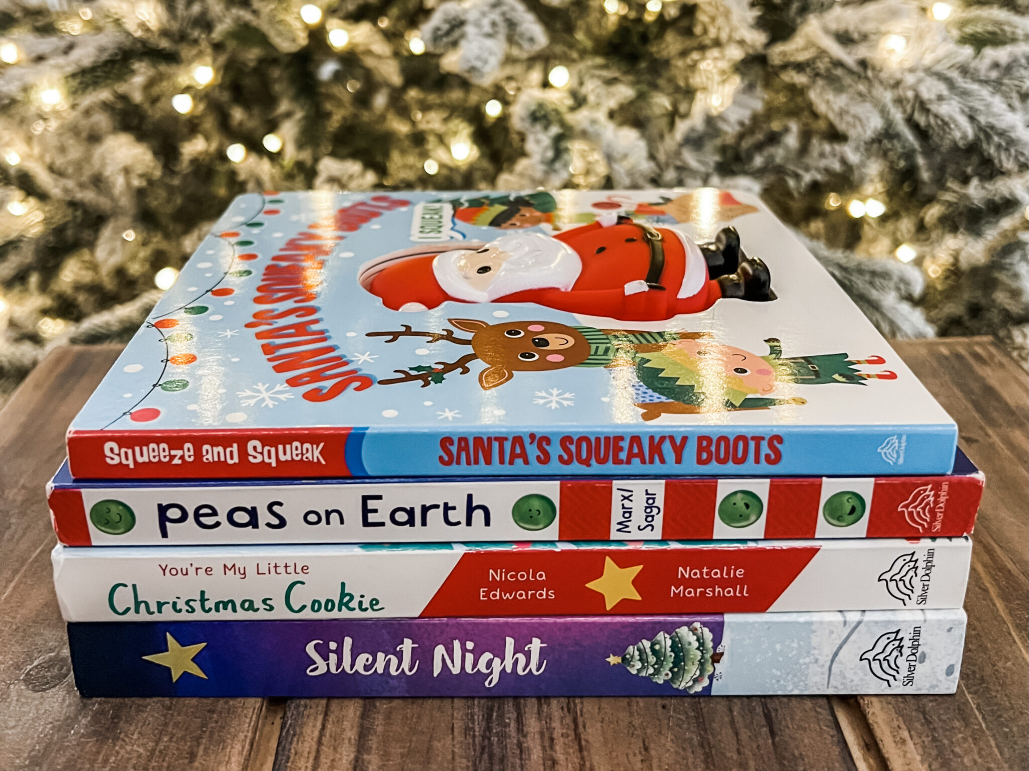 4 Adorable Christmas Board Books - Silver Dolphin Books