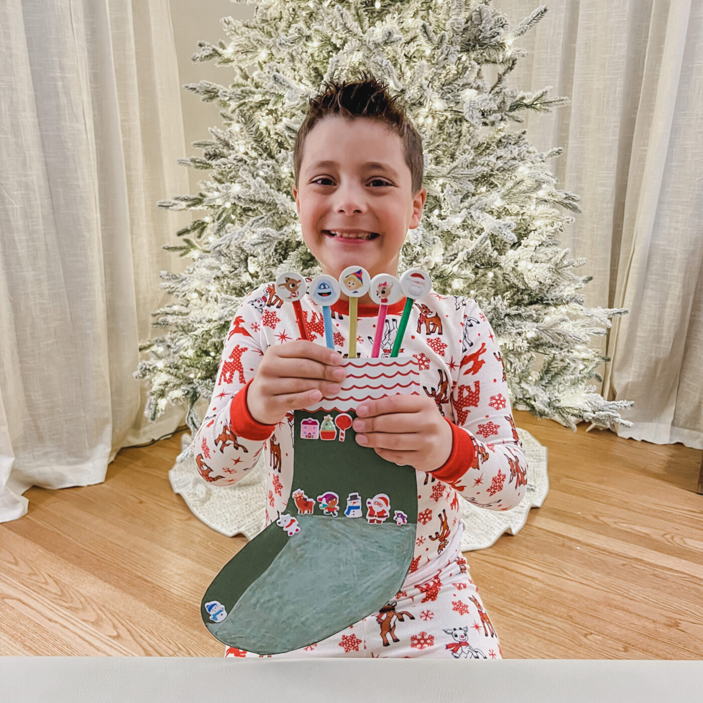 Make Your Own Stocking with the help of Rudolph and Super Puffy ...