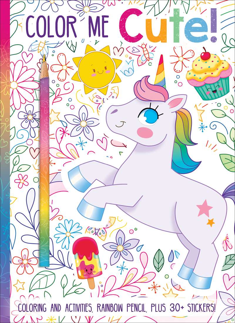 Kawaii Cuties Coloring Downloadable - Silver Dolphin Books