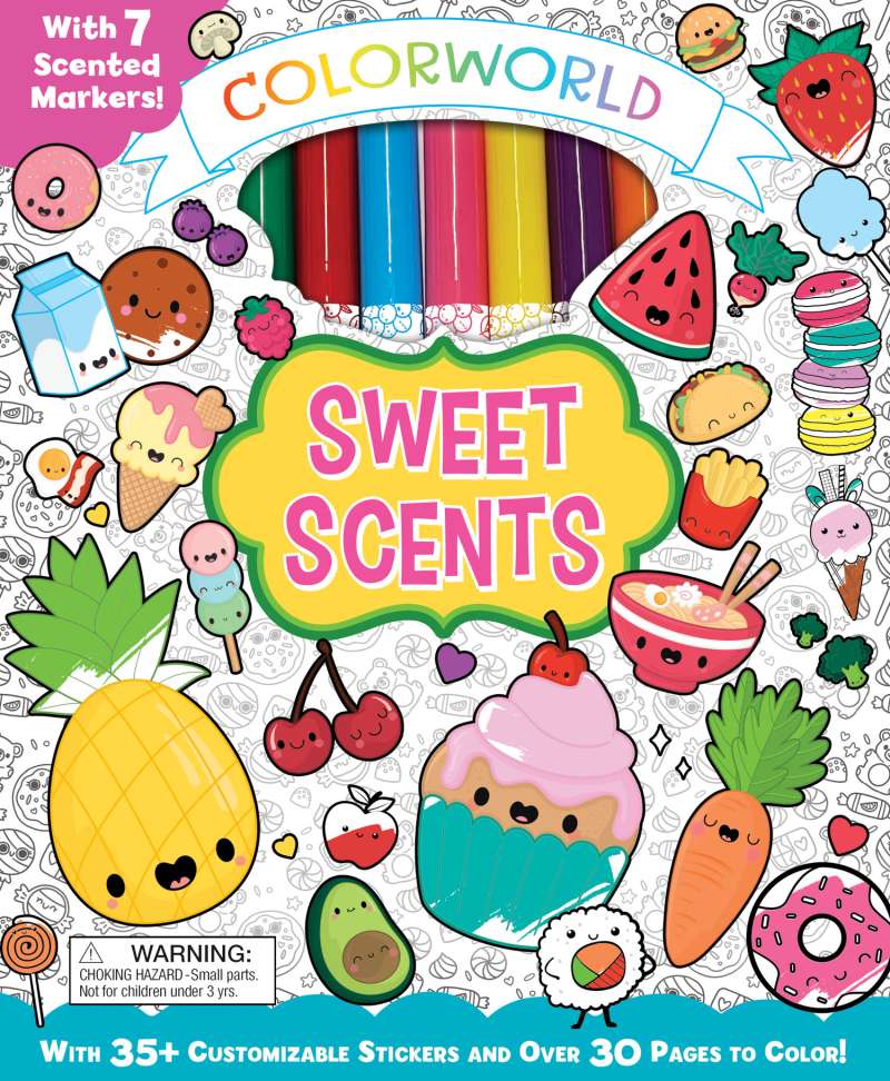 Kawaii Cuties Coloring Downloadable - Silver Dolphin Books